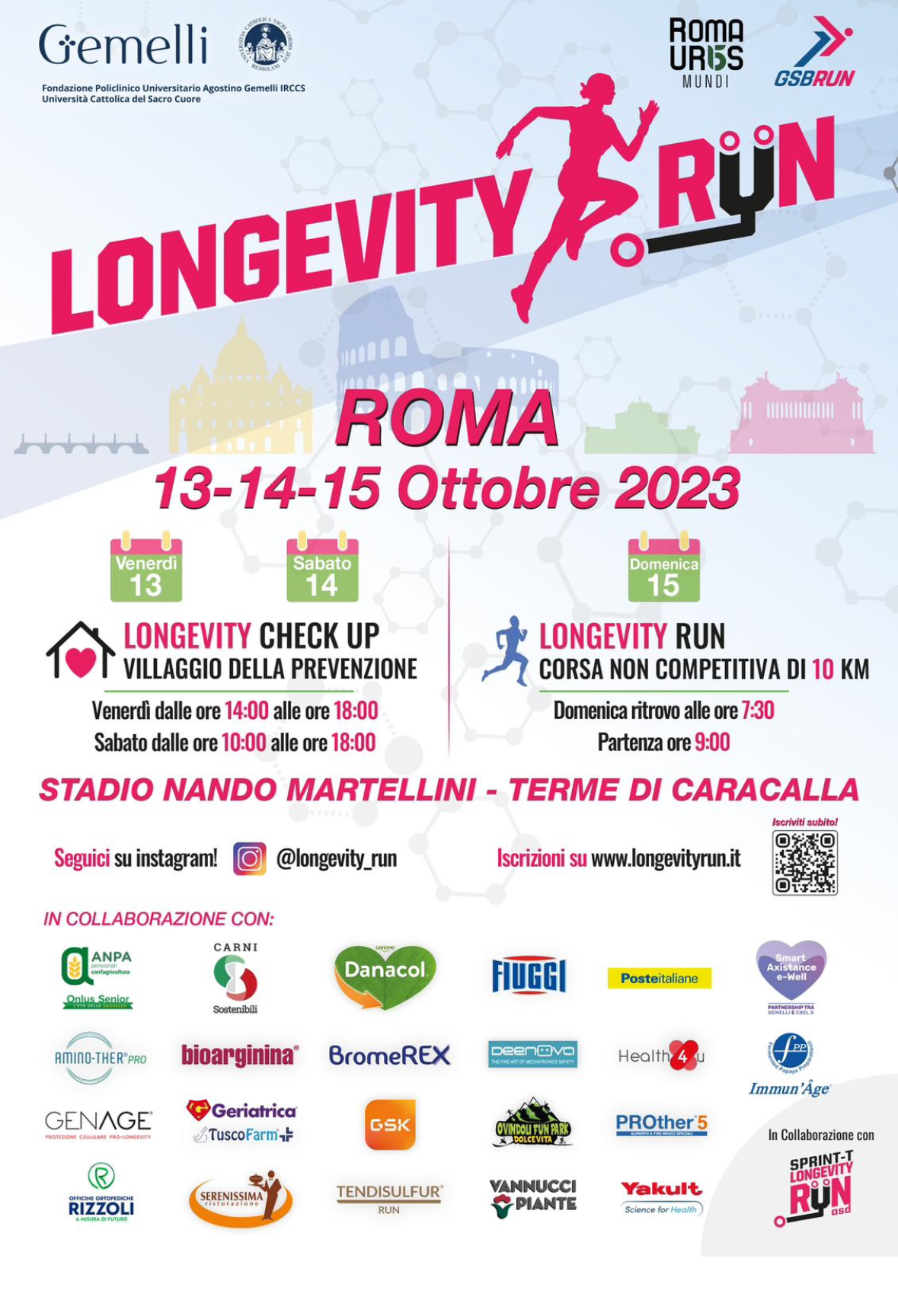 Longevity Run: sport e prevenzione per vivere tanti anni in buona ...